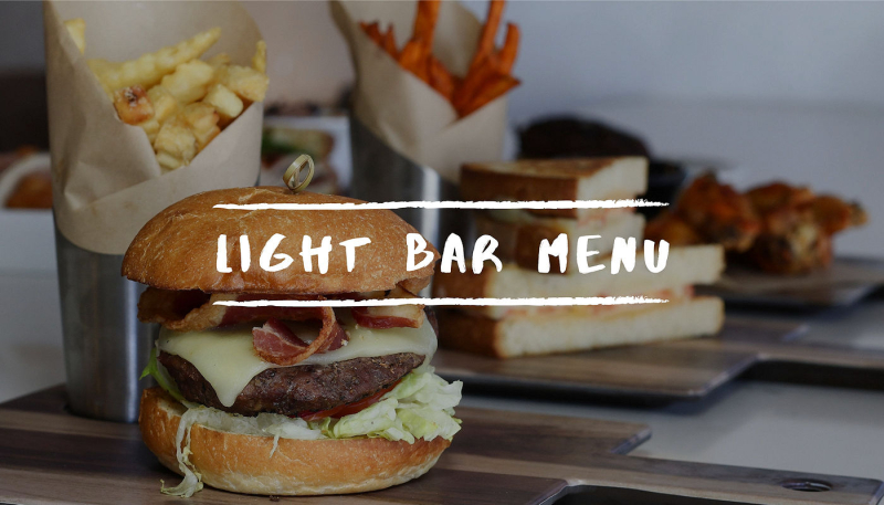 Shade Bar and Grill Light Bar Menu | Shade Bar and Grill Orlando